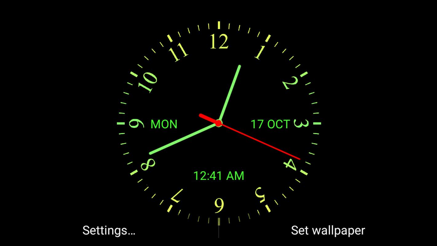 Analog Clock Live Wallpaper APK Download - Free Personalization APP for ... Analog Clock Live Wallpaper APK Download - Free Personalization APP for ...