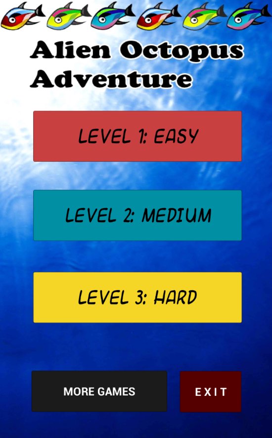 ดาวน์โหลด Octopus Alien Adventure APK สำหรับ Android