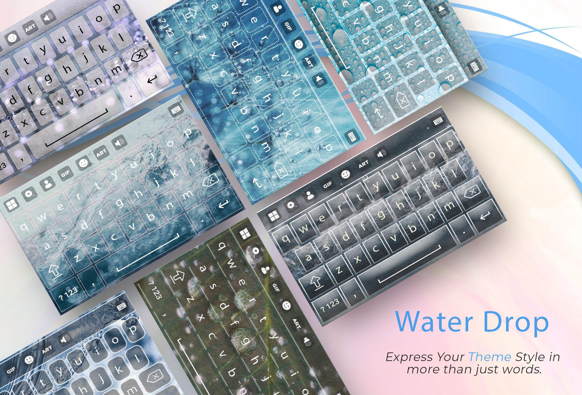 Water Drop Keyboard APK for Android Download