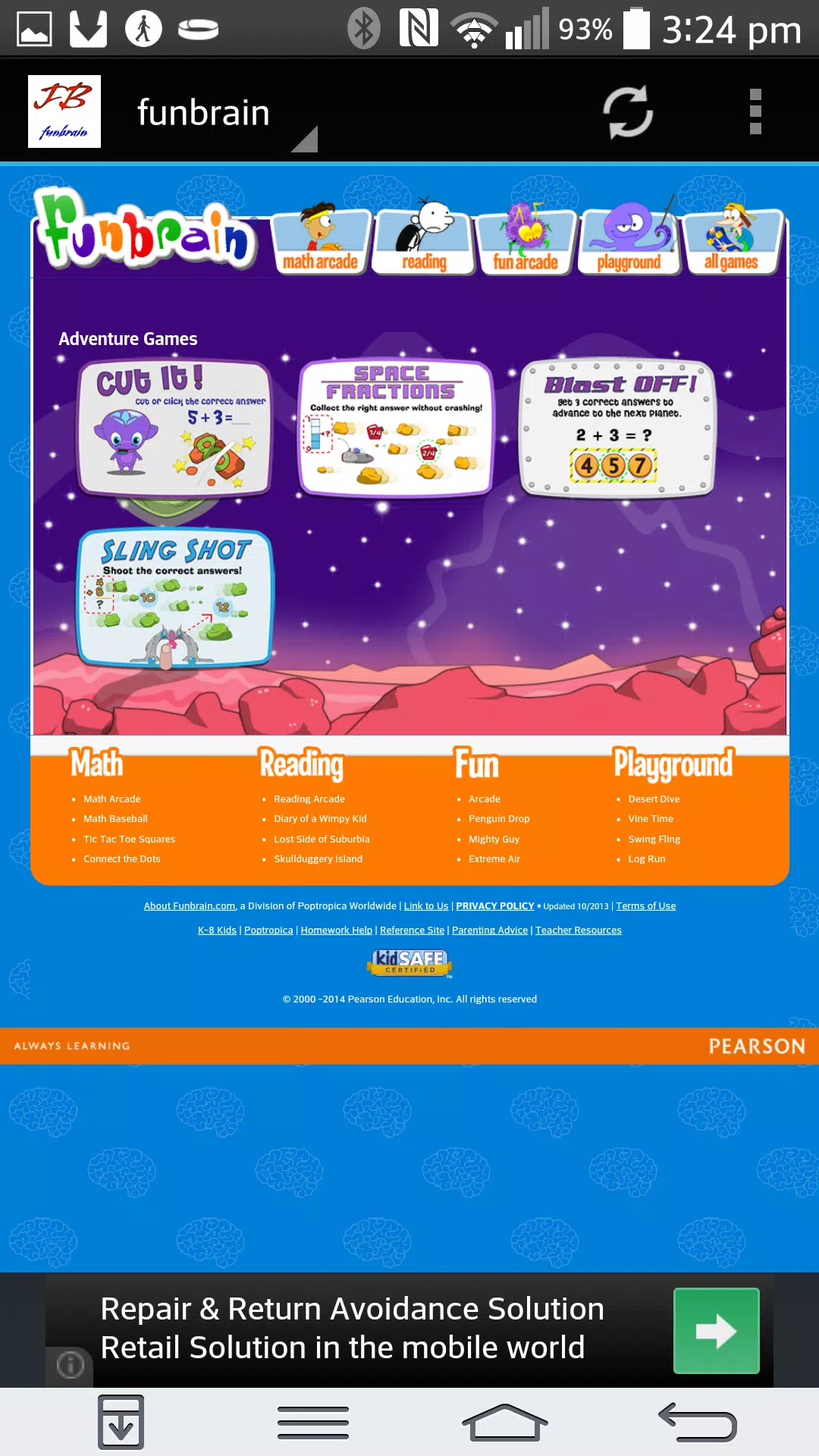 Funbrain Playground Cheats