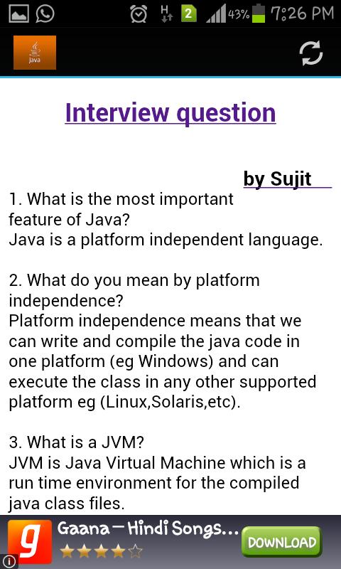 Core Java Interview Question Apk For Android Download
