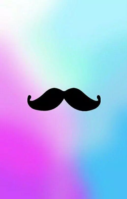Rainbow Mustache Wallpapers