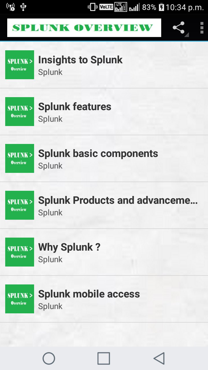 Sample Introduction on Splunk APK for Android Download