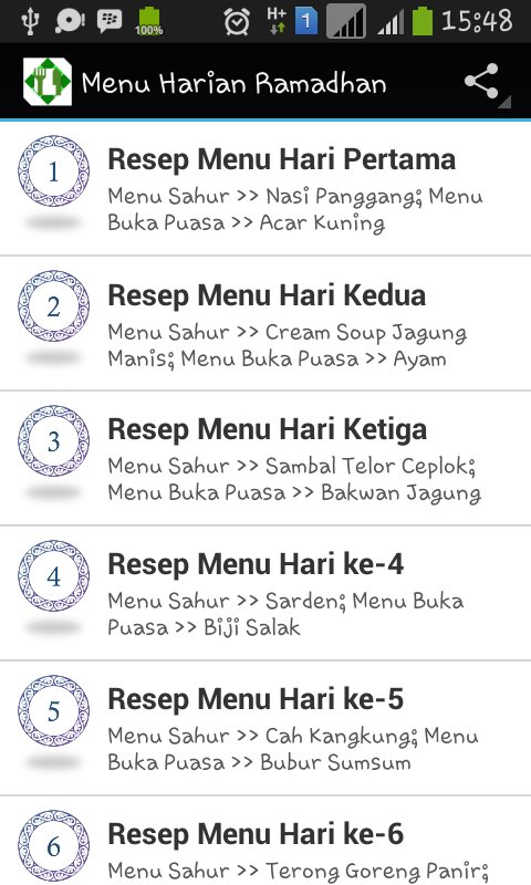 Download do APK de Resep Menu Harian Ramadhan para Android
