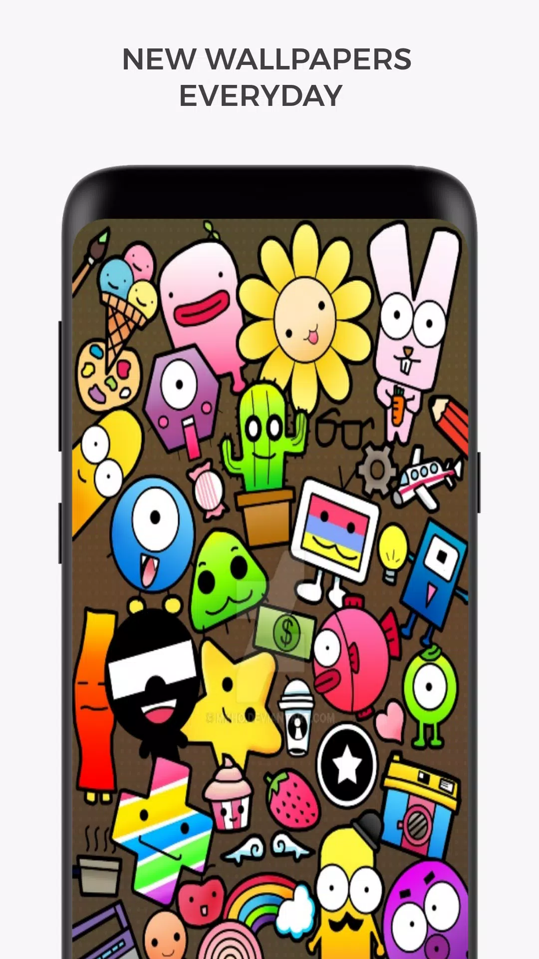 Cute Doodle Art Wallpaper