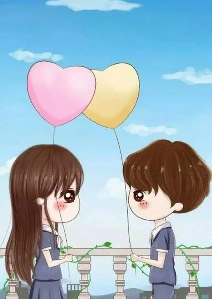 Chibi Anime Couples Wallpaper