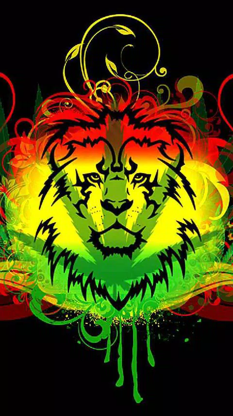 Trippy Rasta Wallpaper