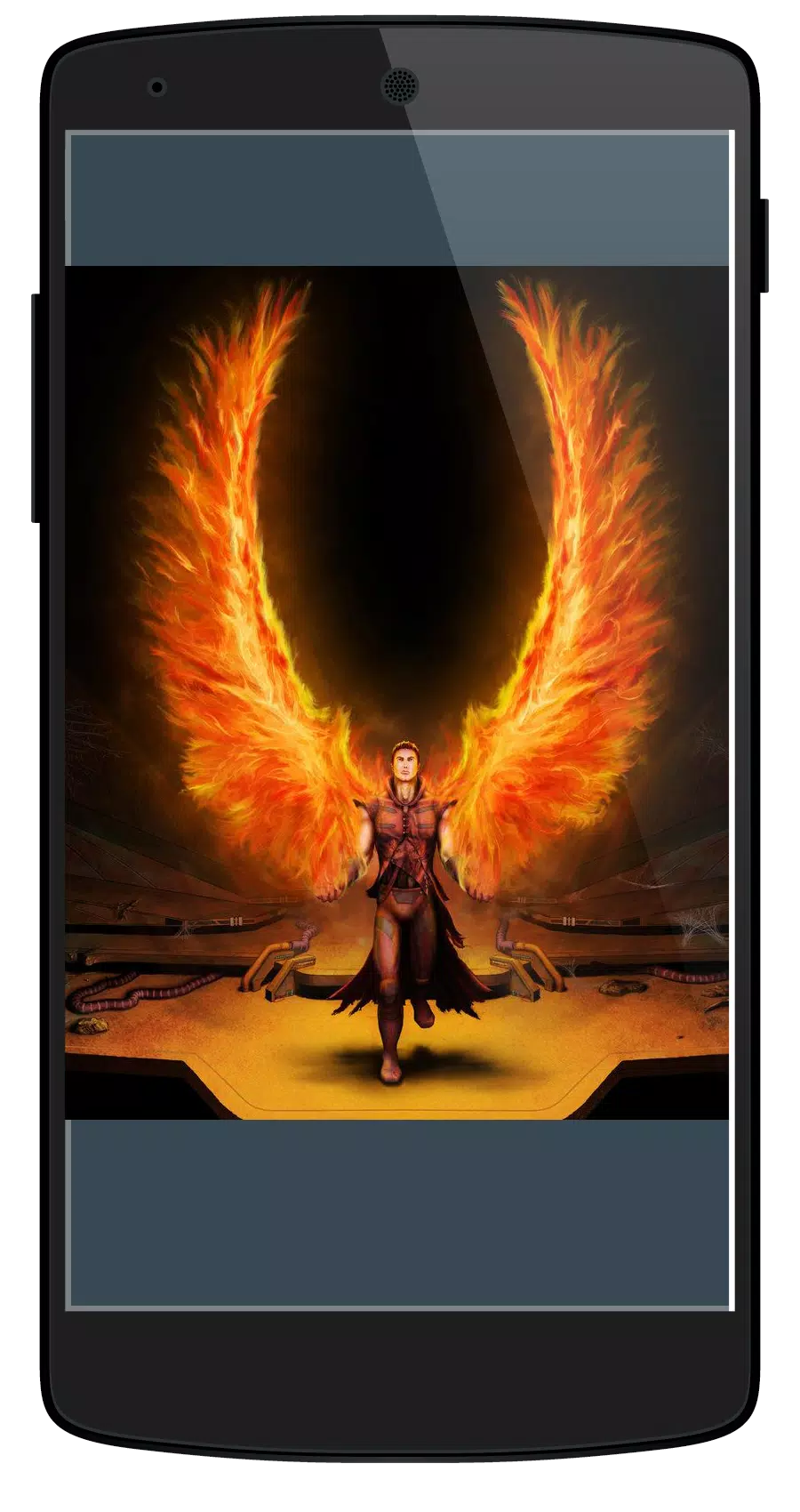 Anime Boy Angel Of Fire