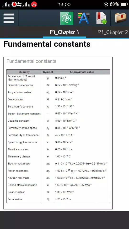Physics 1 Cheat Sheet