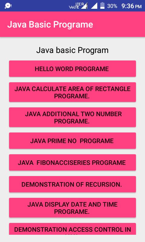 Android용 Java Basic Programing App Apk 다운로드 5671