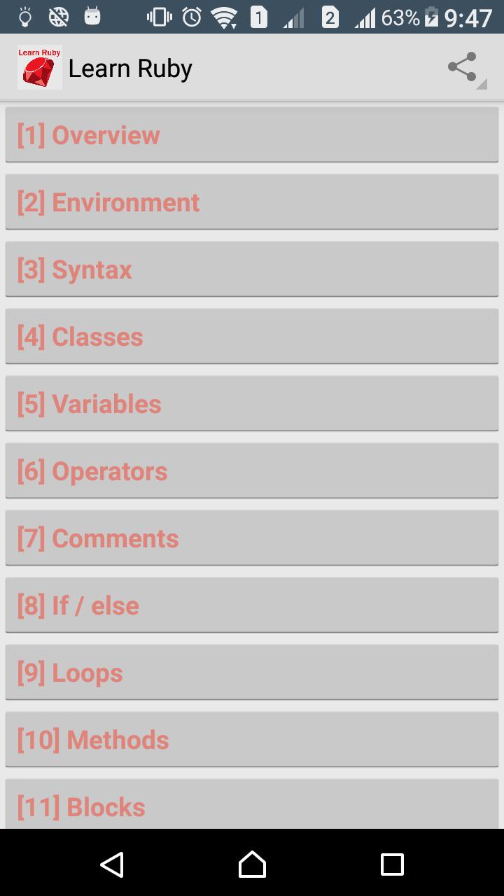 Learn Ruby Programming APK for Android Download Learn Ruby Programming APK for Android Download
