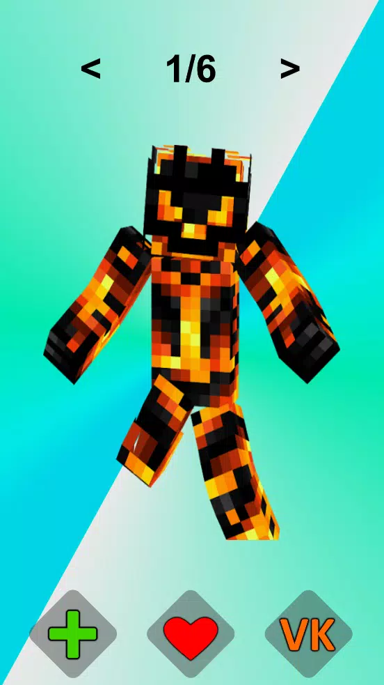 Fire Demon Minecraft Skin