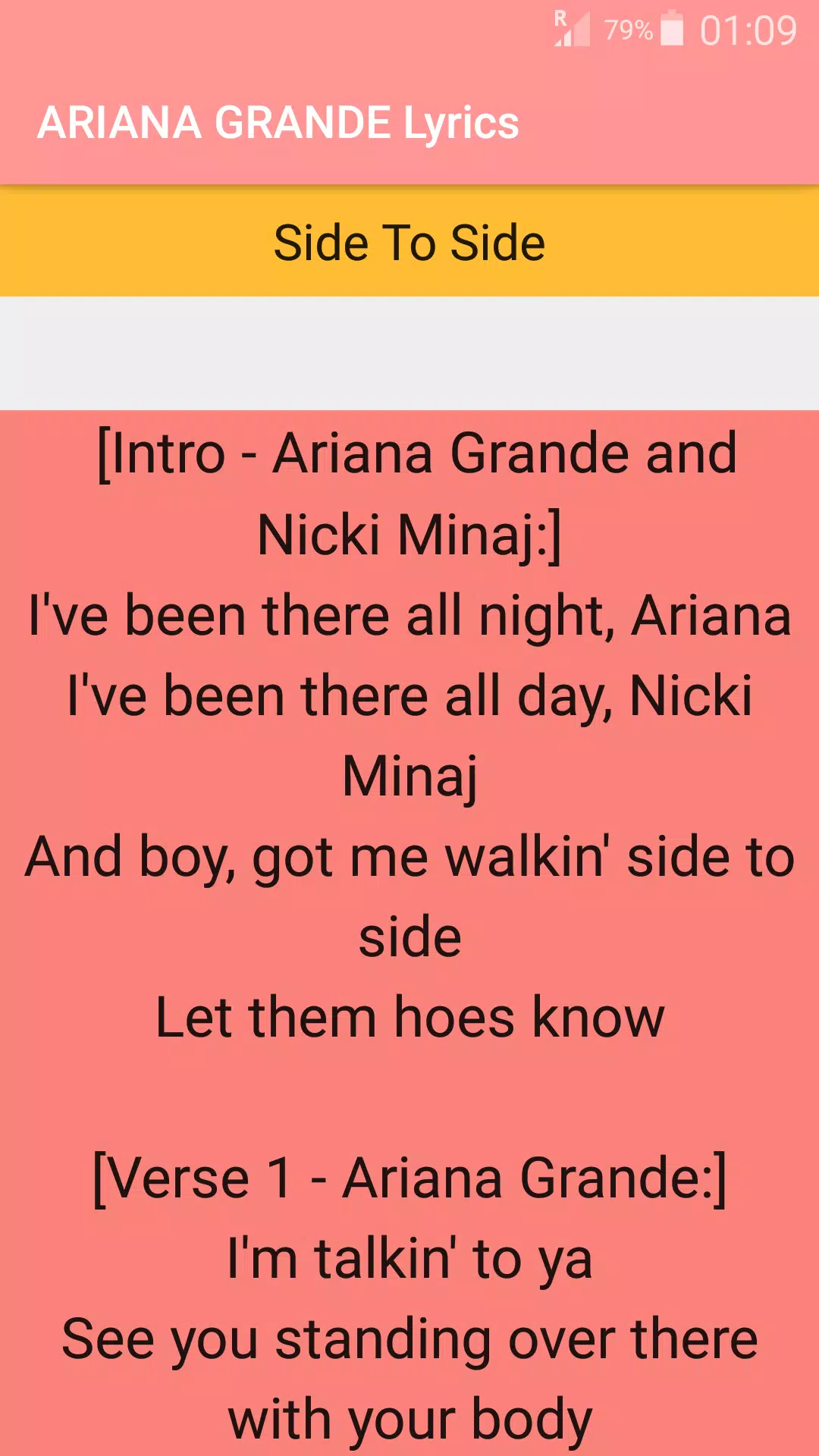 Ariana Grande Problem Lyrics