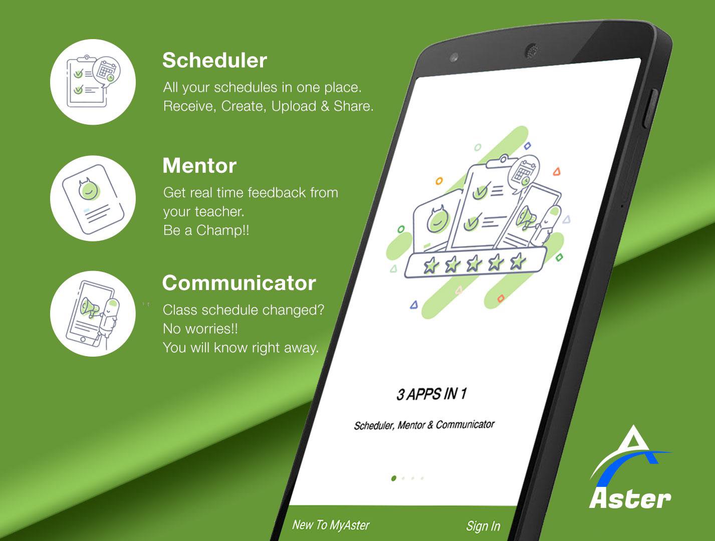 MyAster – 3 in 1 - Scheduler, Mentor, Communicator APK for Android Download