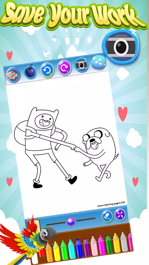 Adventure Time Coloring Pages Finn And Jake