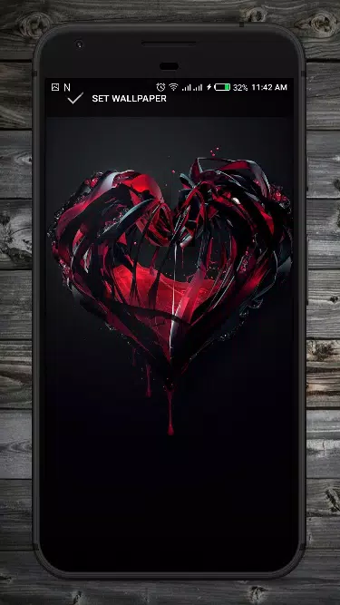 Android Wallpaper Black Red