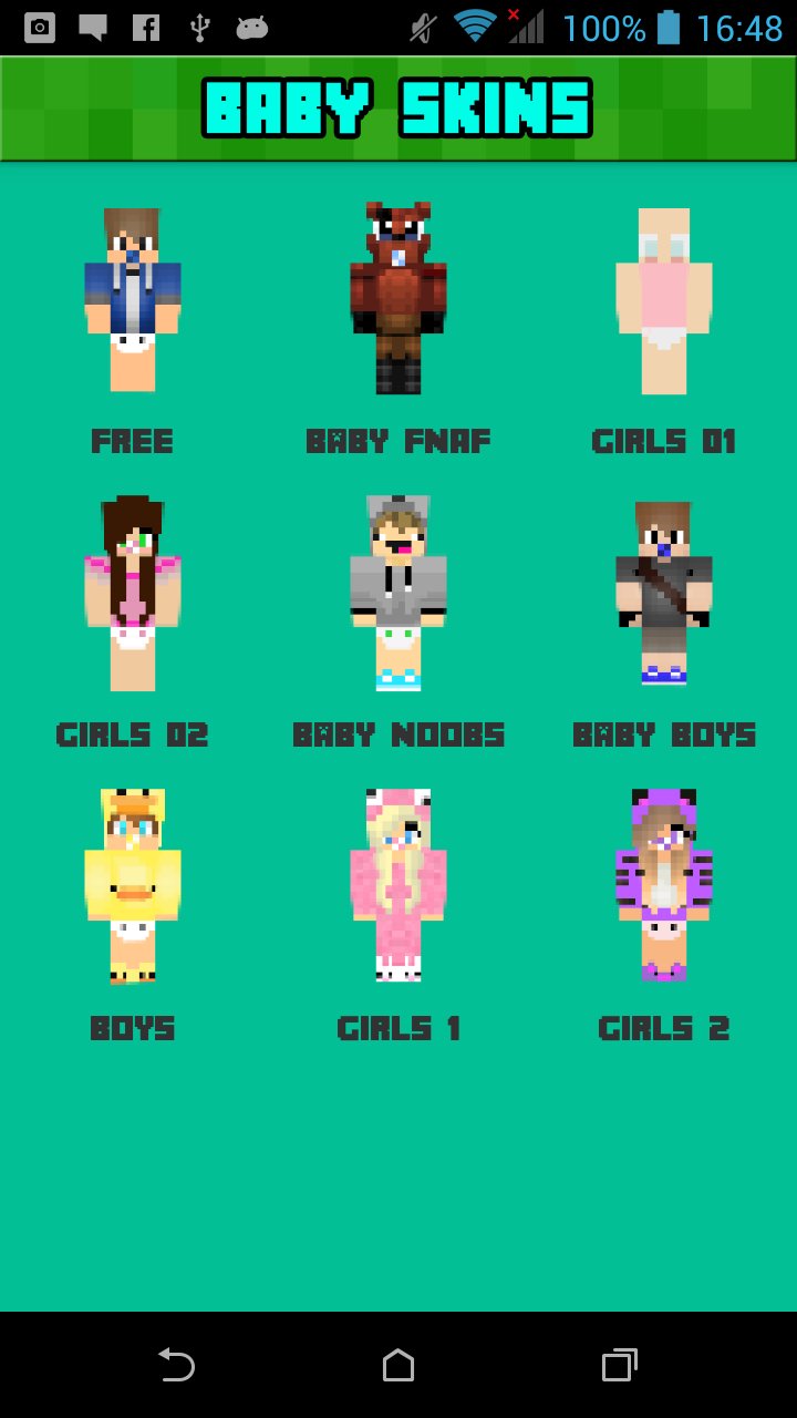 Baby Skins For Minecraft PE APK للاندرويد تنزيل