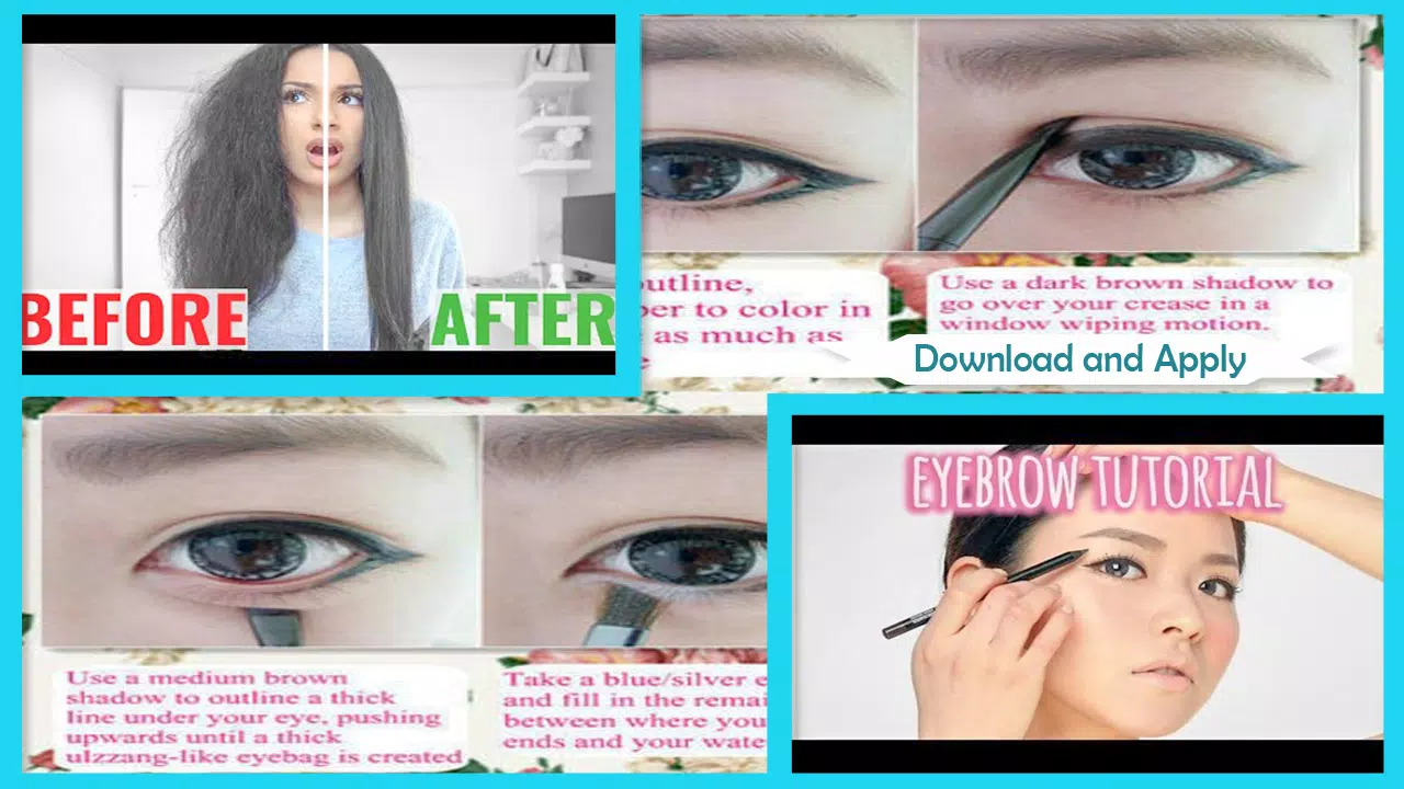 Korean Straight Eyebrows Tutorial