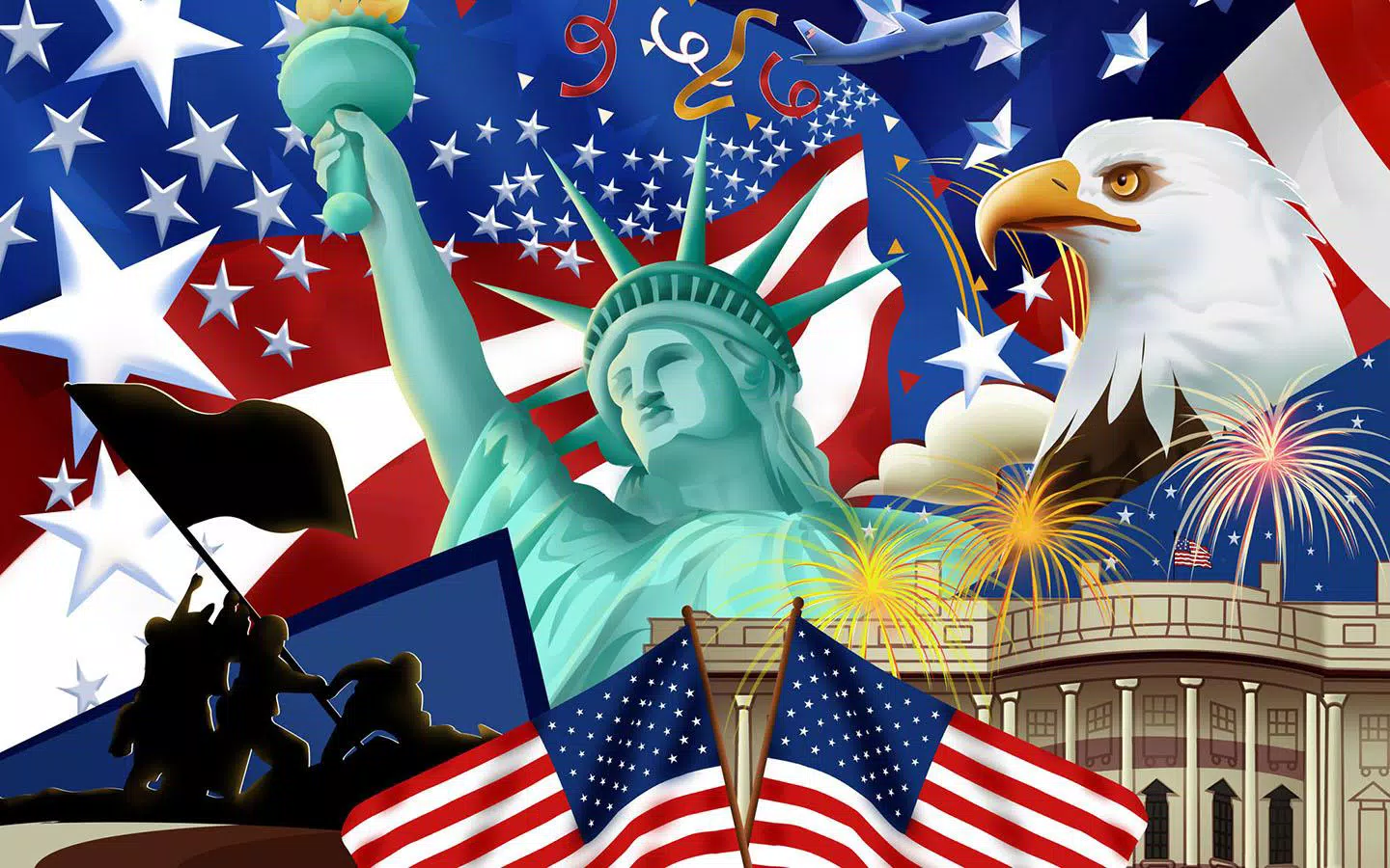 Cool American Flag Backgrounds