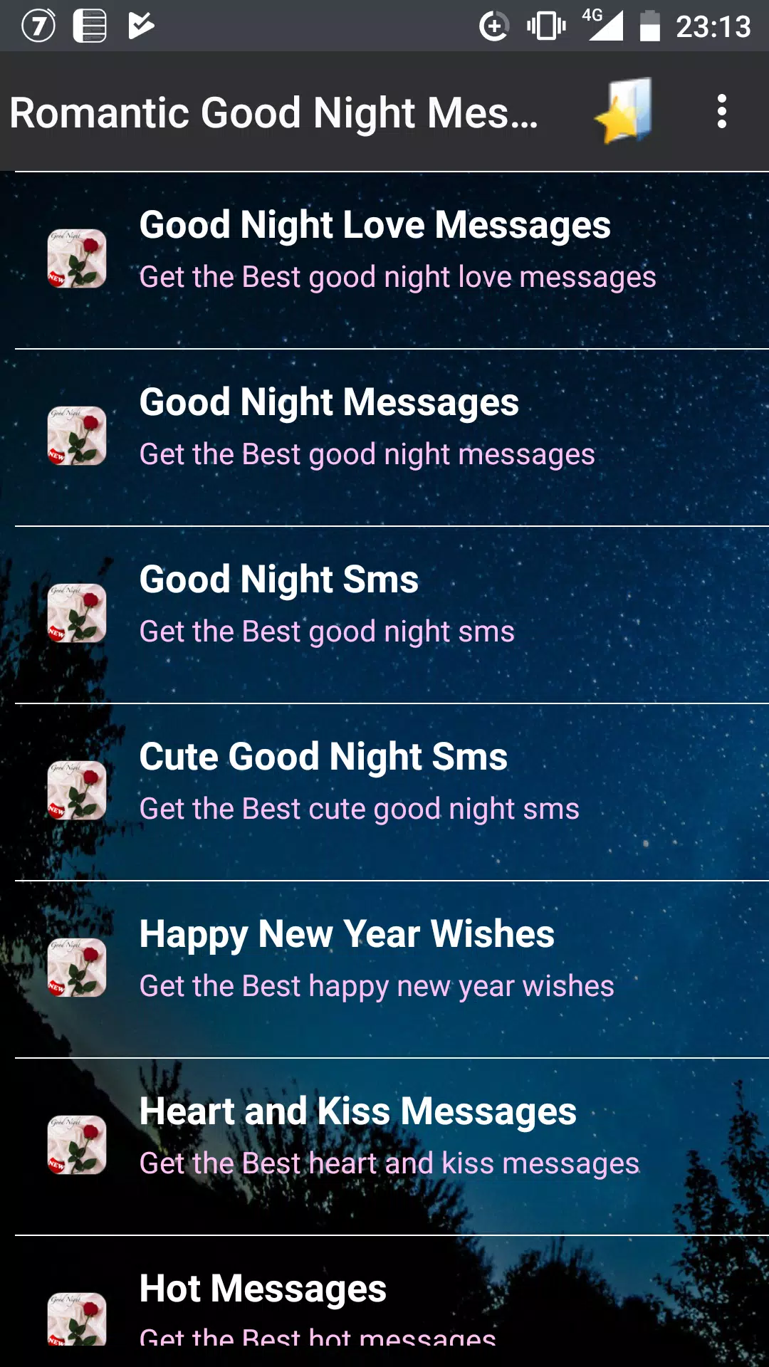 Good Night Text Messages To Boyfriend