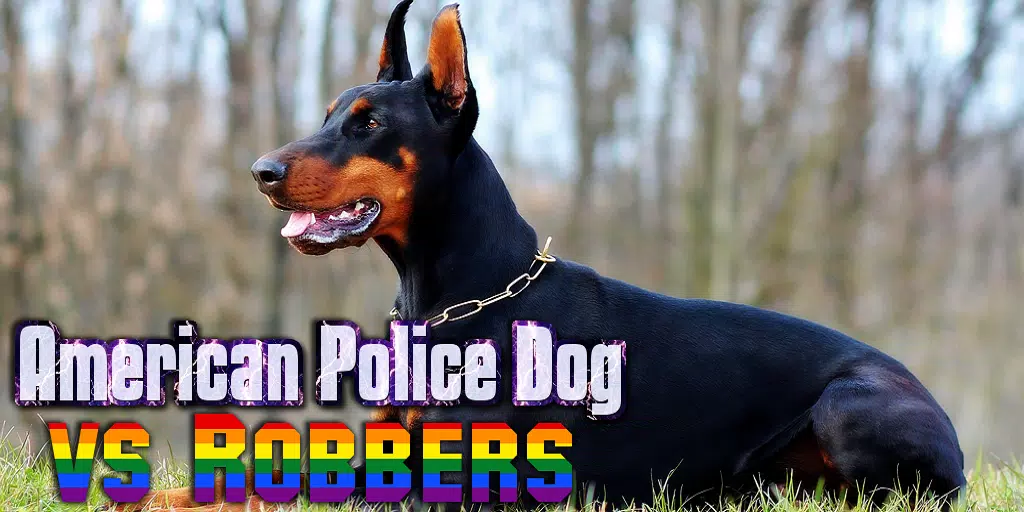 Doberman Police Dog