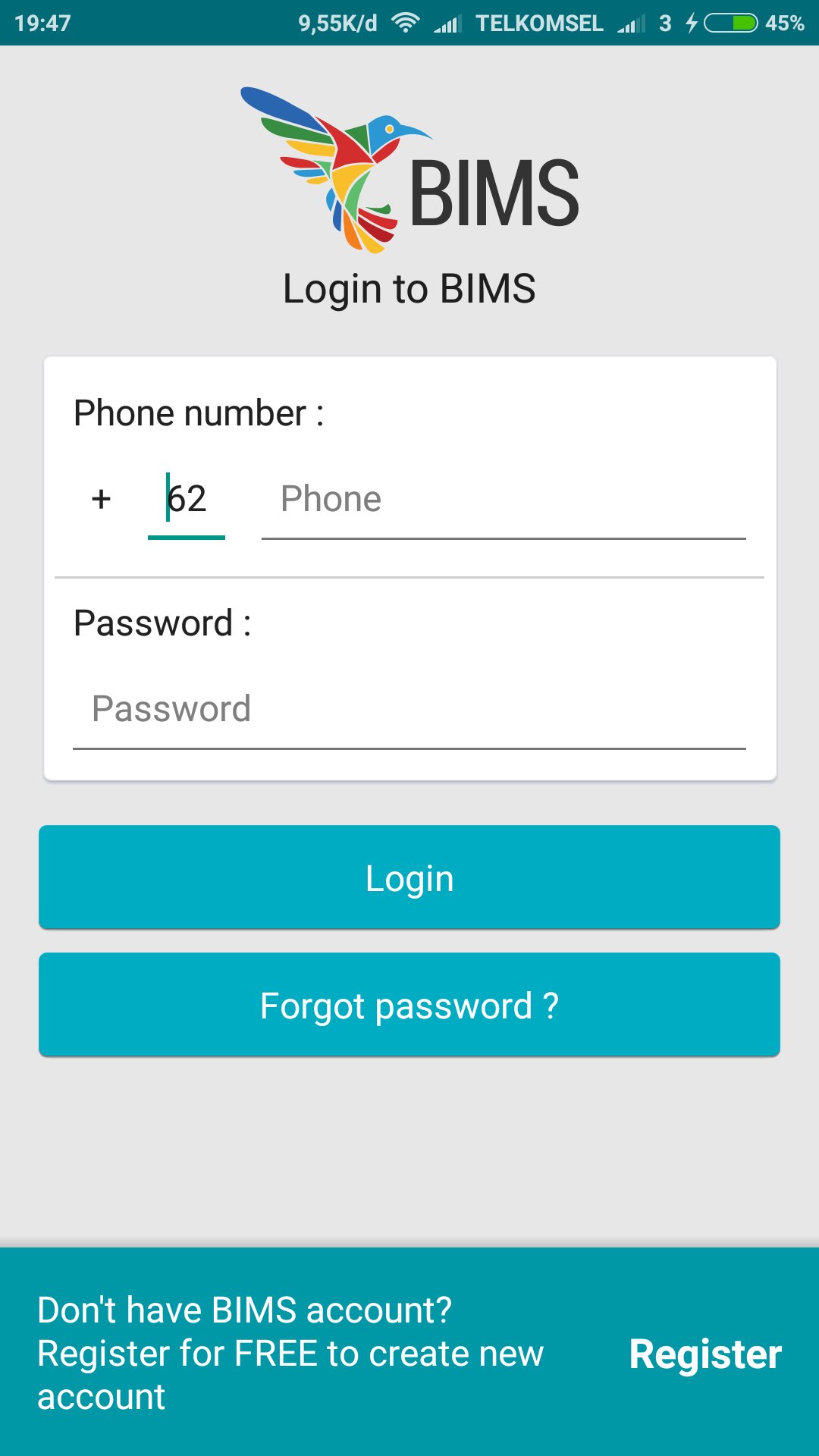 BIMS APK للاندرويد تنزيل