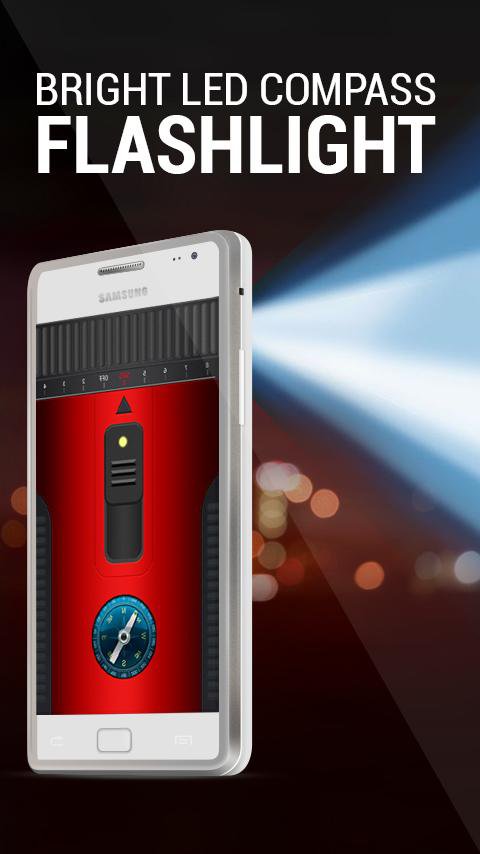 Bright Led Compass Flashlight APK للاندرويد تنزيل