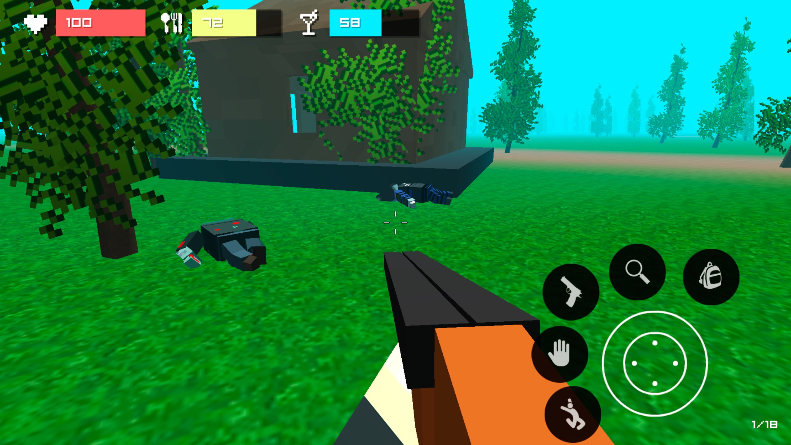 Multicraft block: gun 3d HD APK untuk Unduhan Android