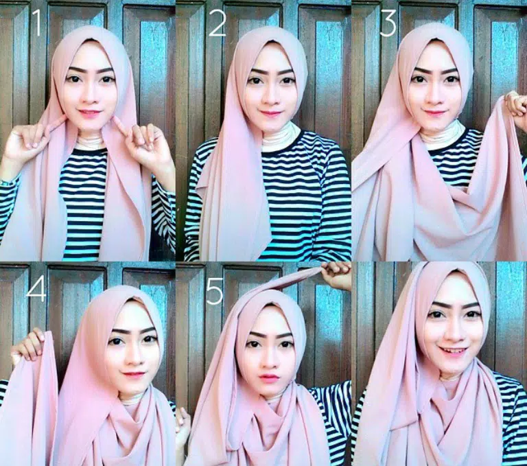 Hijab Tutorial Segi Empat Easy