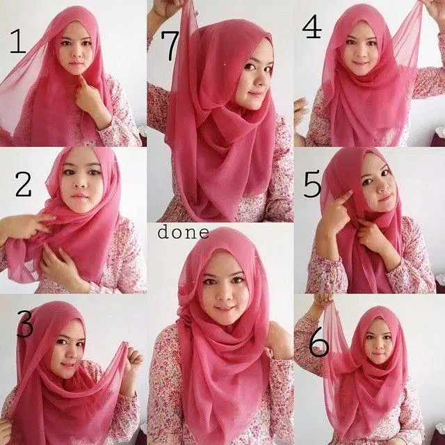 Hijab Tutorial Segi Empat