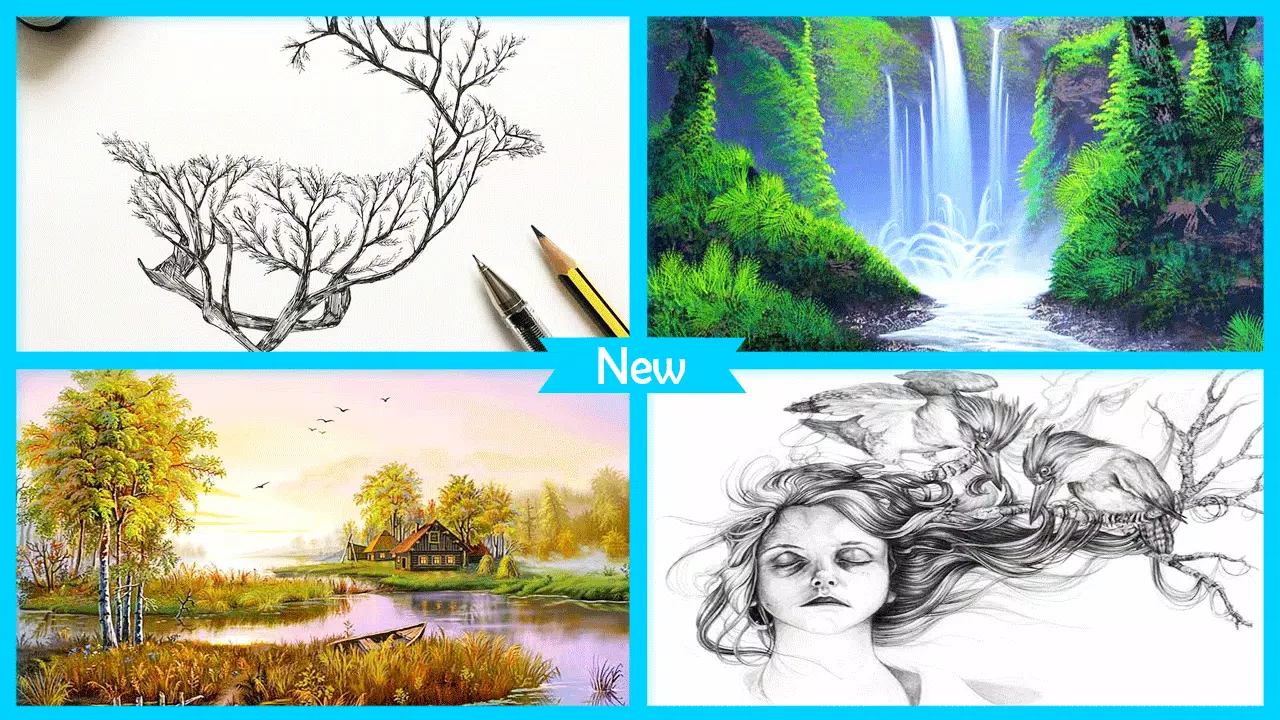 Easy Nature Drawings