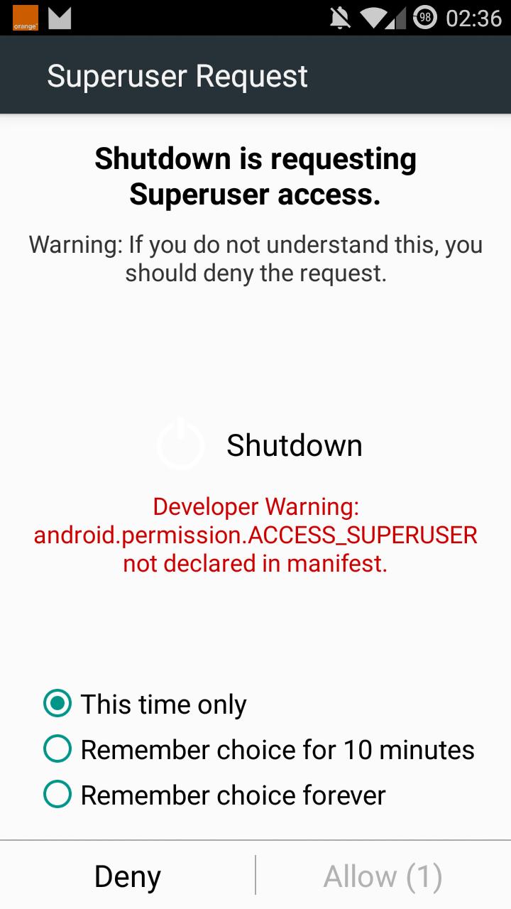 Shutdown & Reboot -- Requires ROOT APK for Android Download Shutdown & Reboot -- Requires ROOT APK for Android Download
