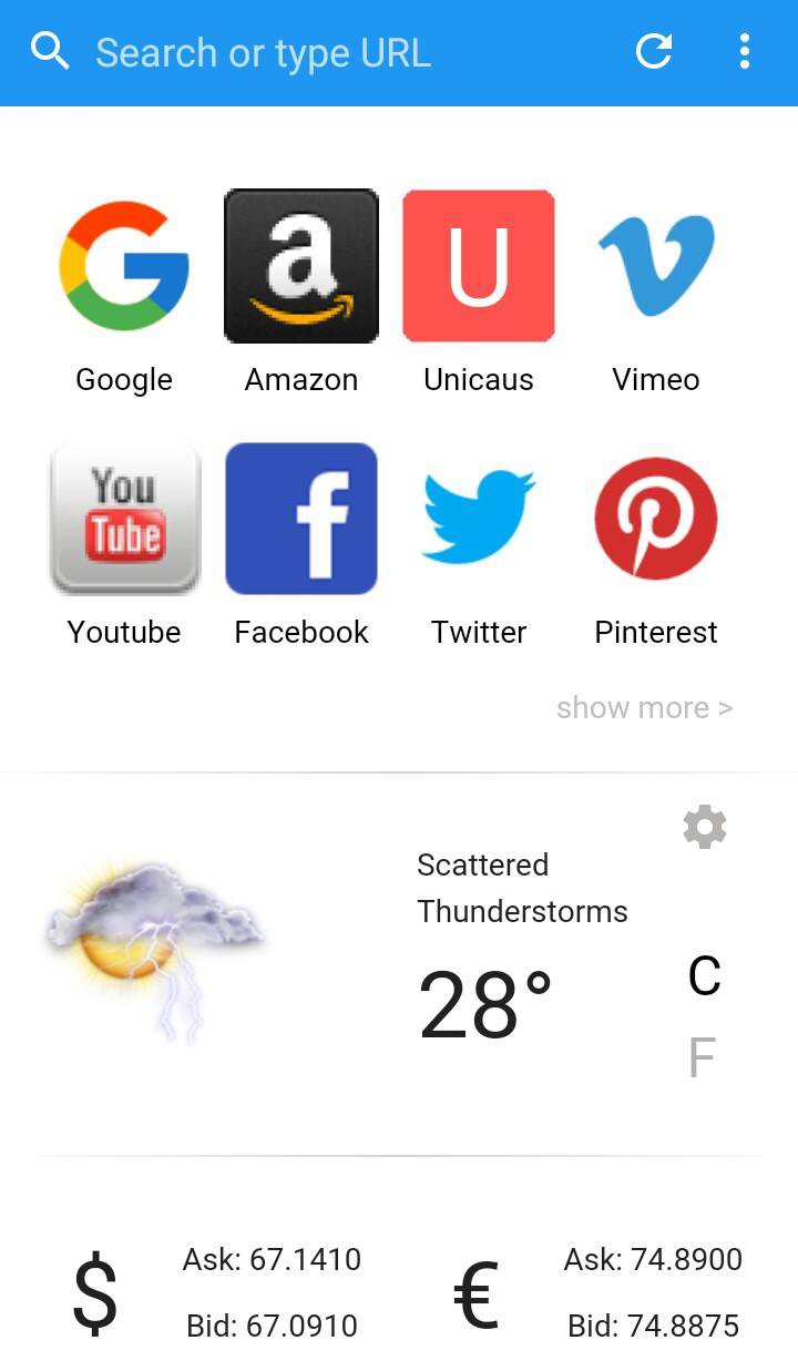 Web Browser Unica APK for Android Download