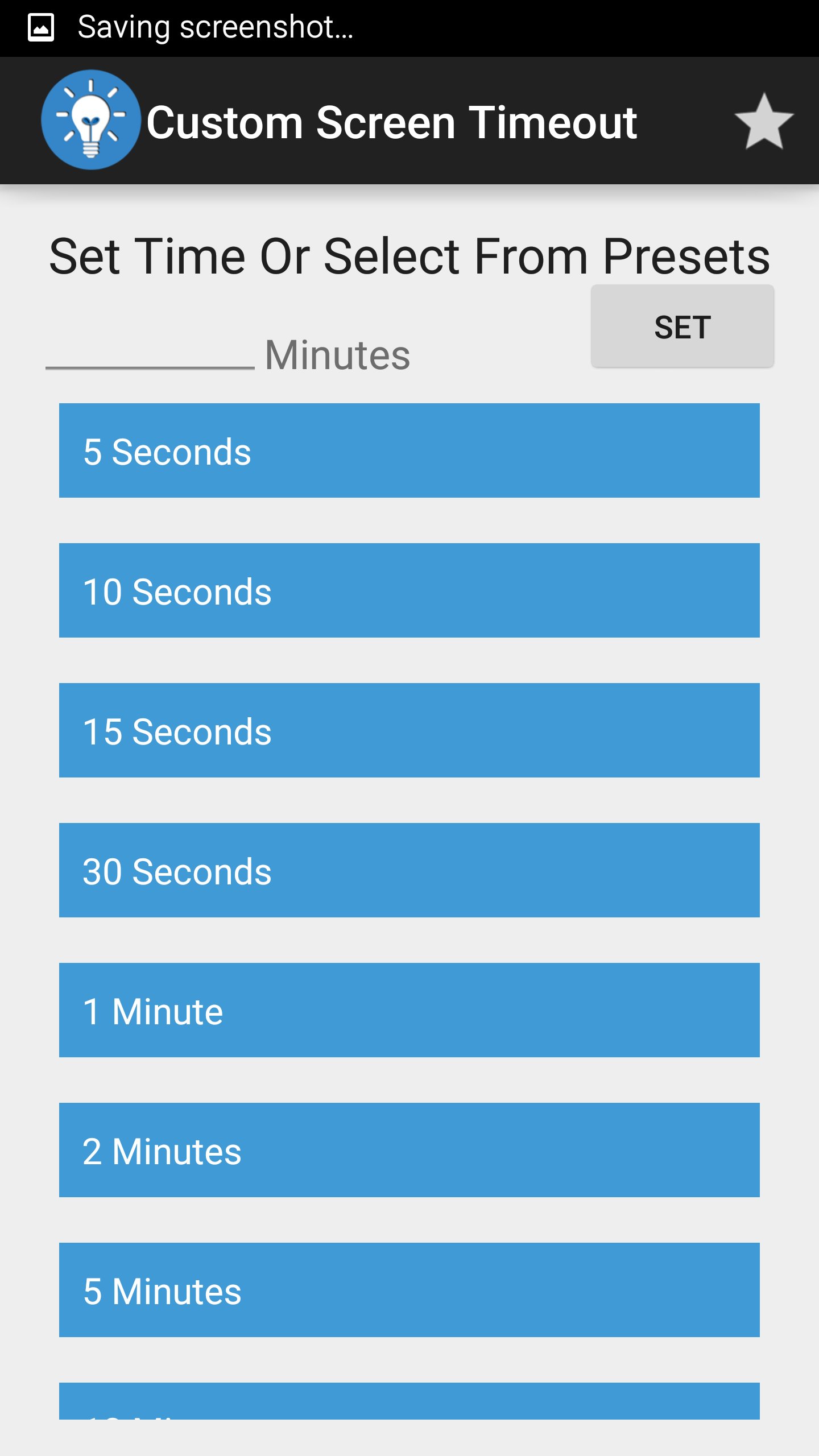 Custom Screen Timeout APK Download for Android - Latest Version