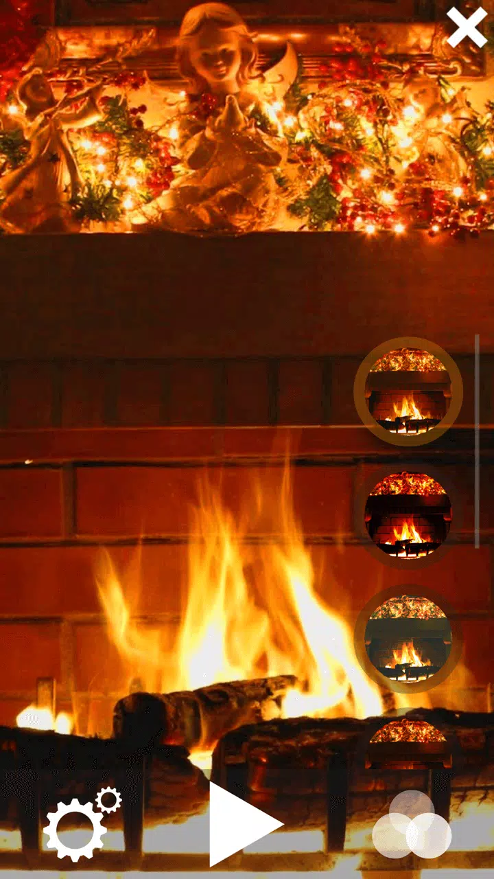 3d Fireplace Wallpaper