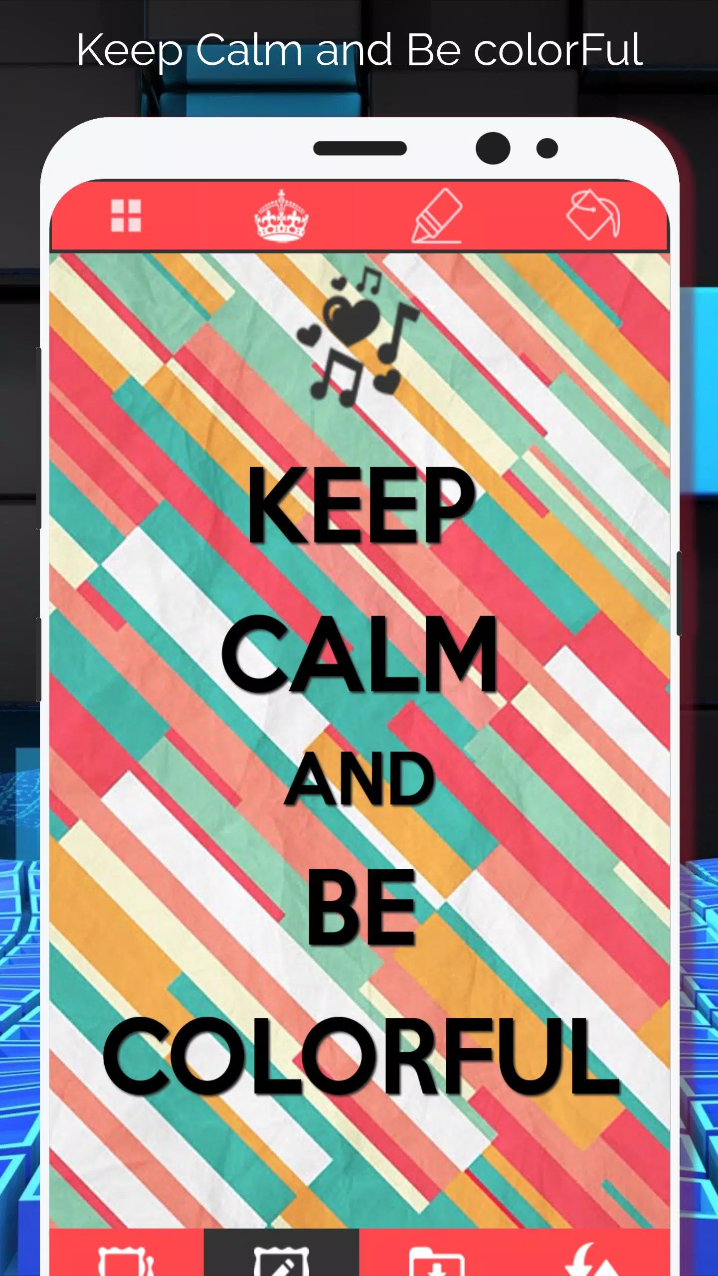 Keep Calm Background Maker