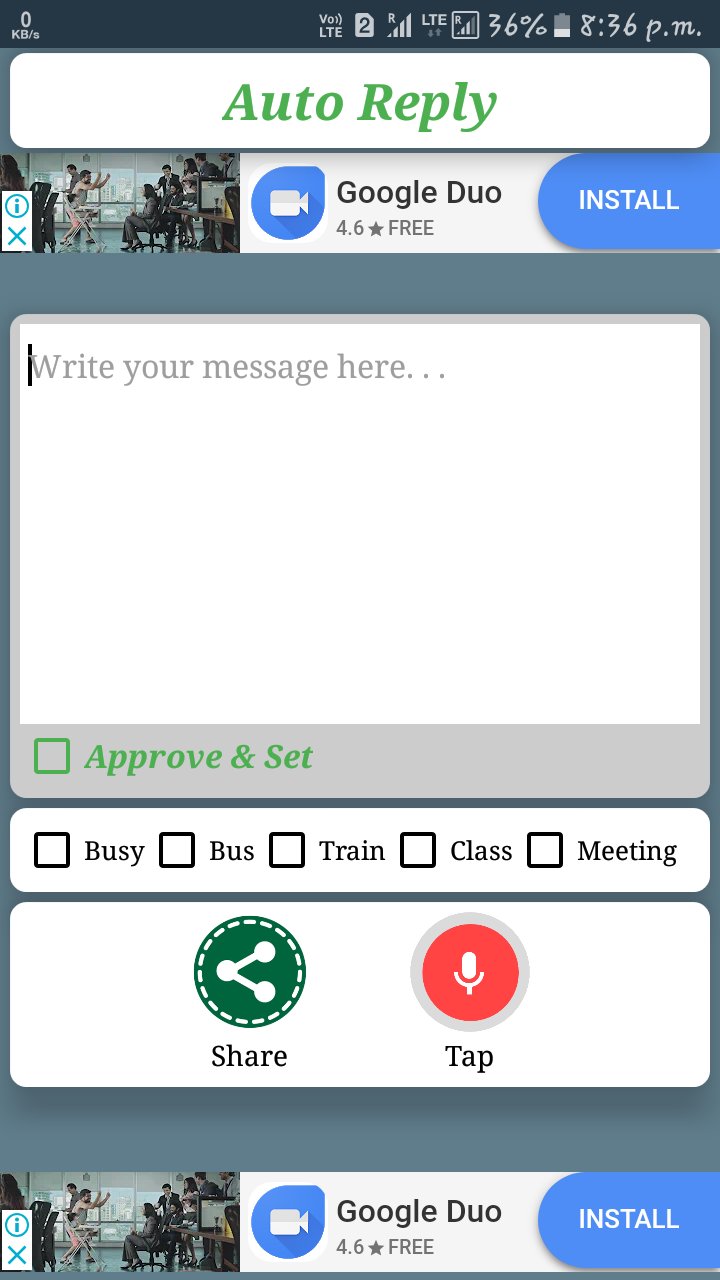 Auto Call Reply (Free auto call reply app) APK for Android Download