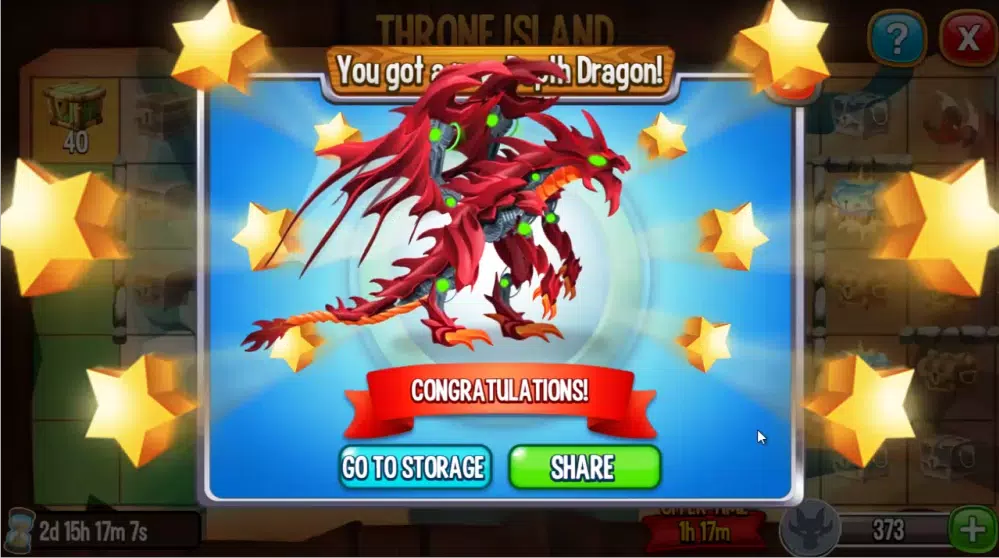 Ruby Dragon Dragon City