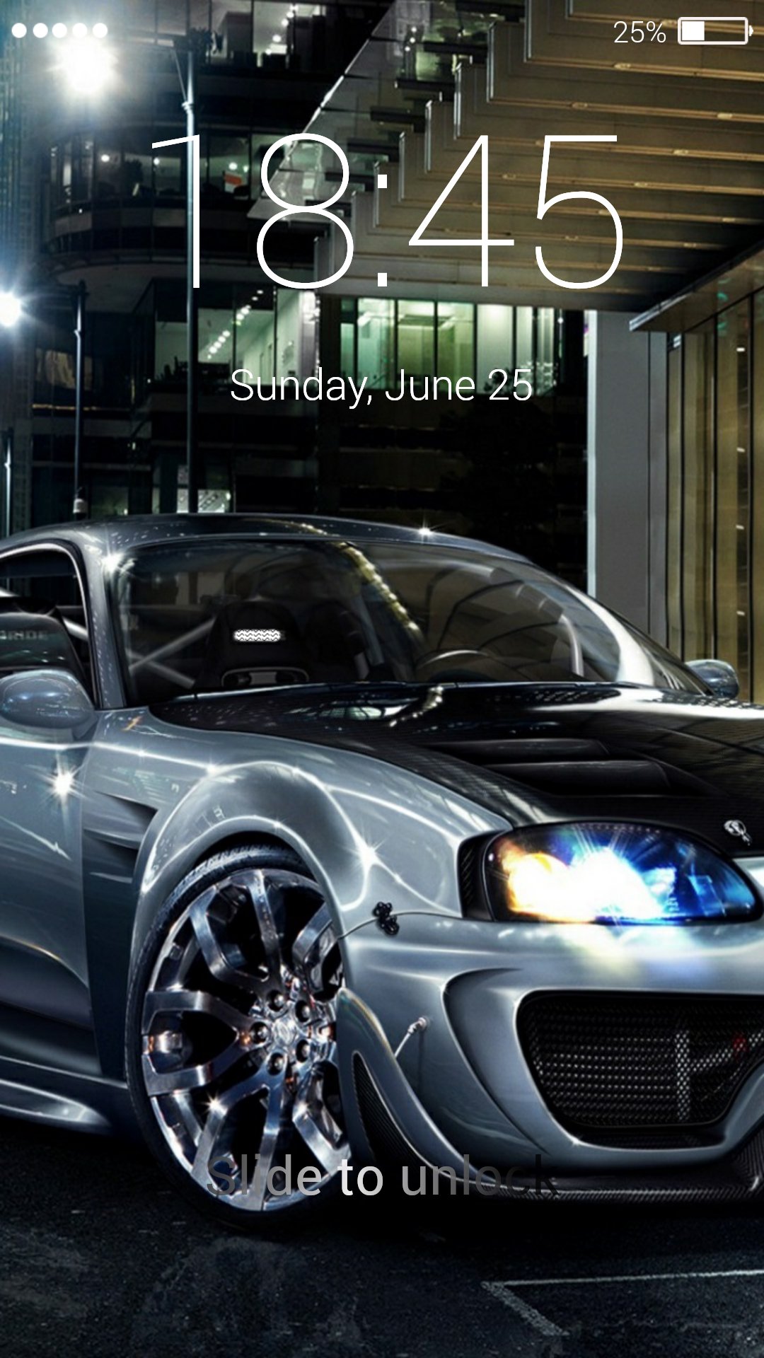 Tải xuống APK Sports car lock screen HD cho Android