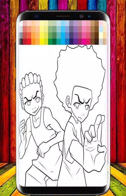 Boondocks Coloring Book Pages