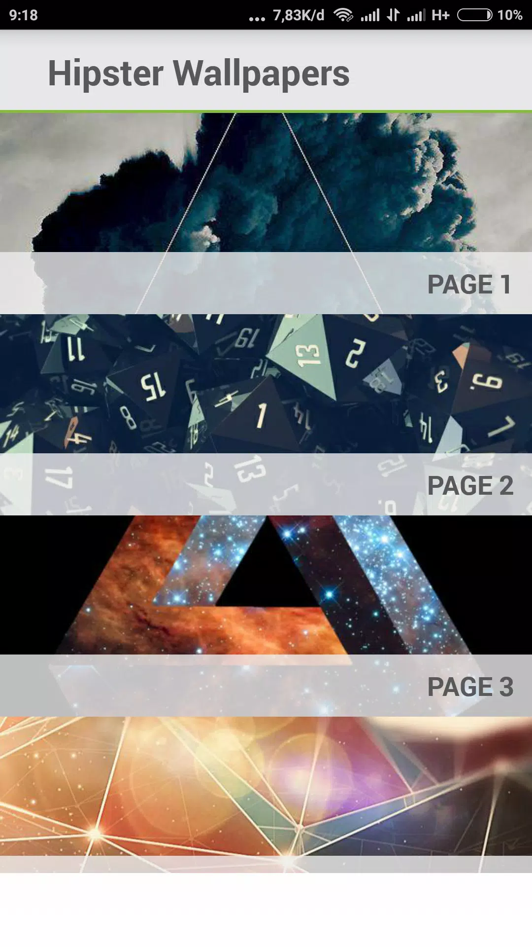 Hipster Triangle Wallpapers