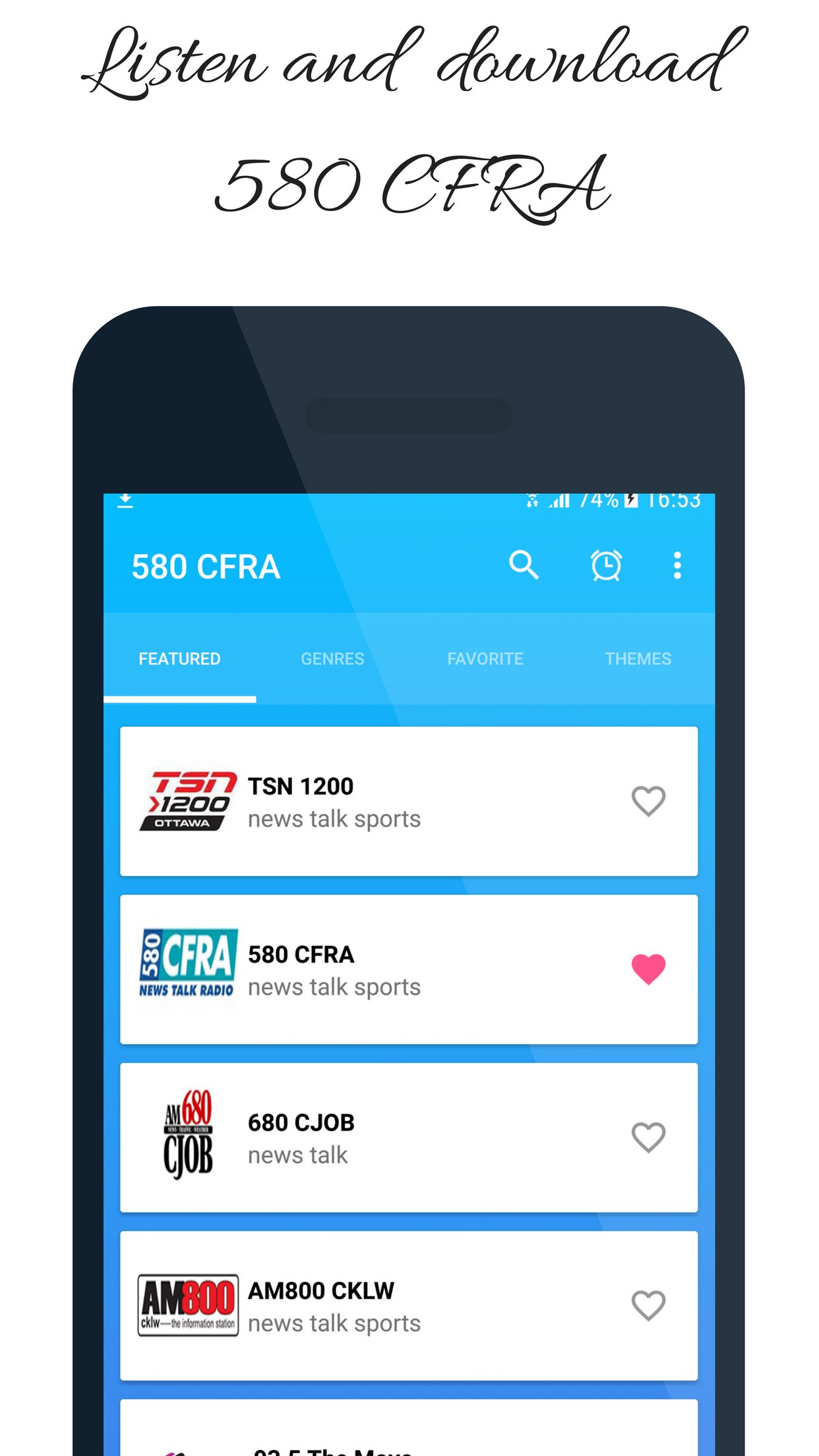580 CFRA AM Radio Station Ottawa Canada APK for Android Download