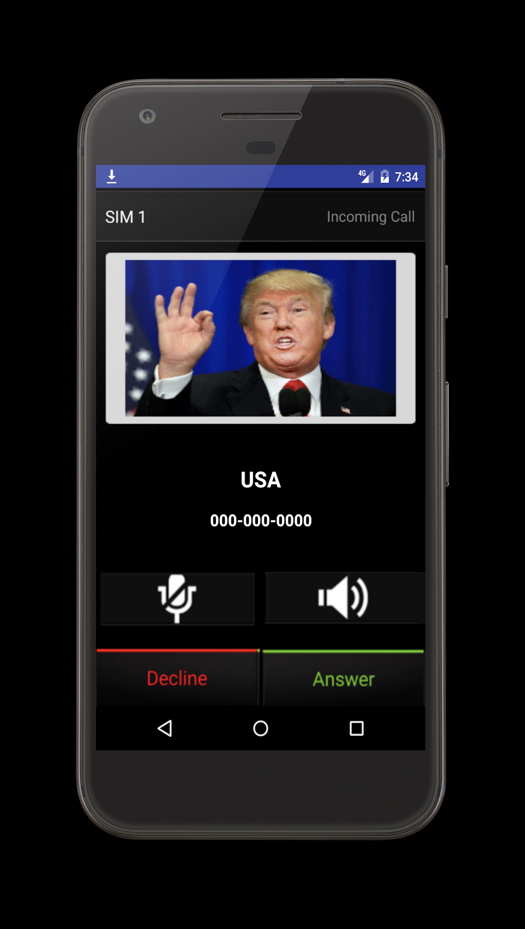 President Fake Call App Free APK für Android herunterladen
