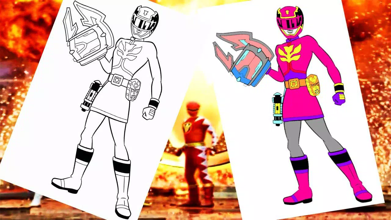 Power Rangers Super Megaforce Coloring Pages