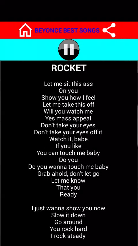 Beyonce Rocket Lyrics