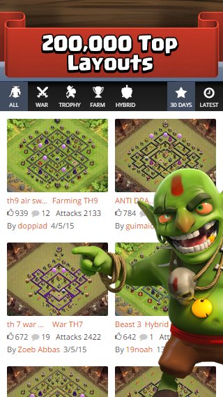 Clash Base Layouts APK for Android Download
