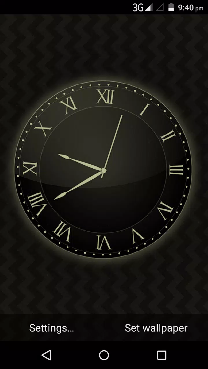 Dark Clock Wallpaper