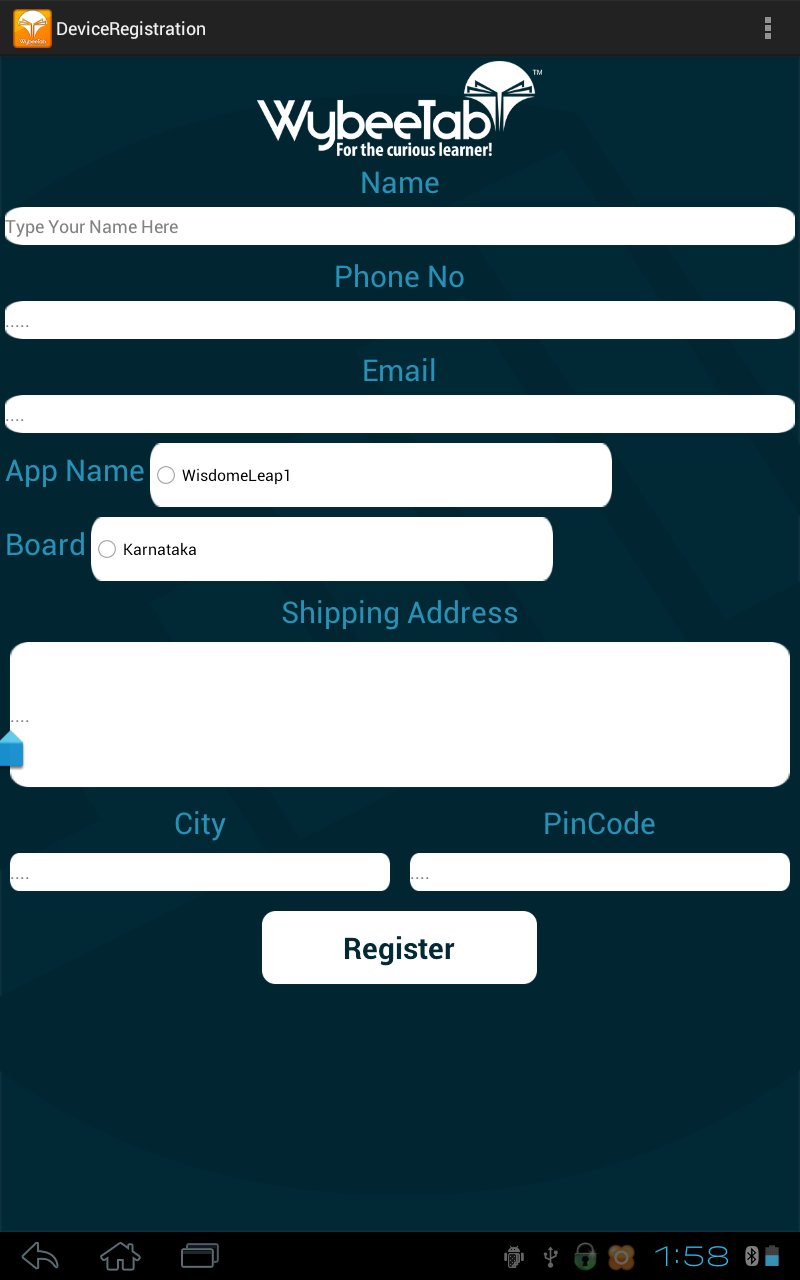Device Registration APK for Android Download