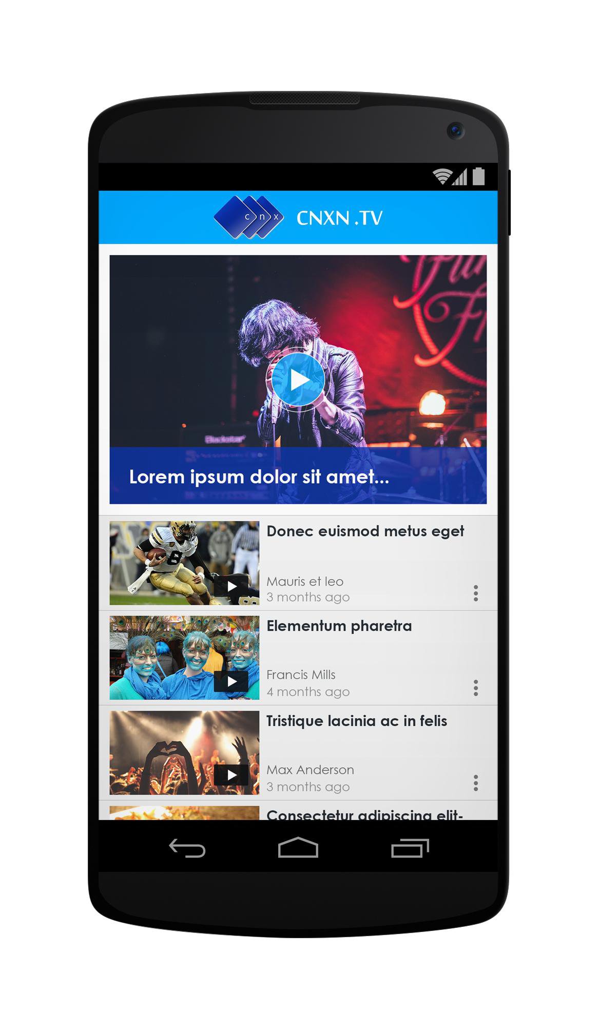 CNXN TV en son sürüme 1.1.1 Android APK Dosyasını İndirin
