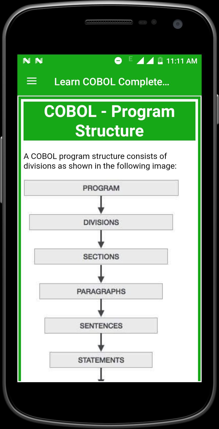 Learn COBOL Complete Guide APK for Android Download Learn COBOL Complete Guide APK for Android Download